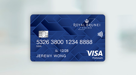 Royal Brunei Visa Platinum Credit Card - Platinum | Baiduri Bank